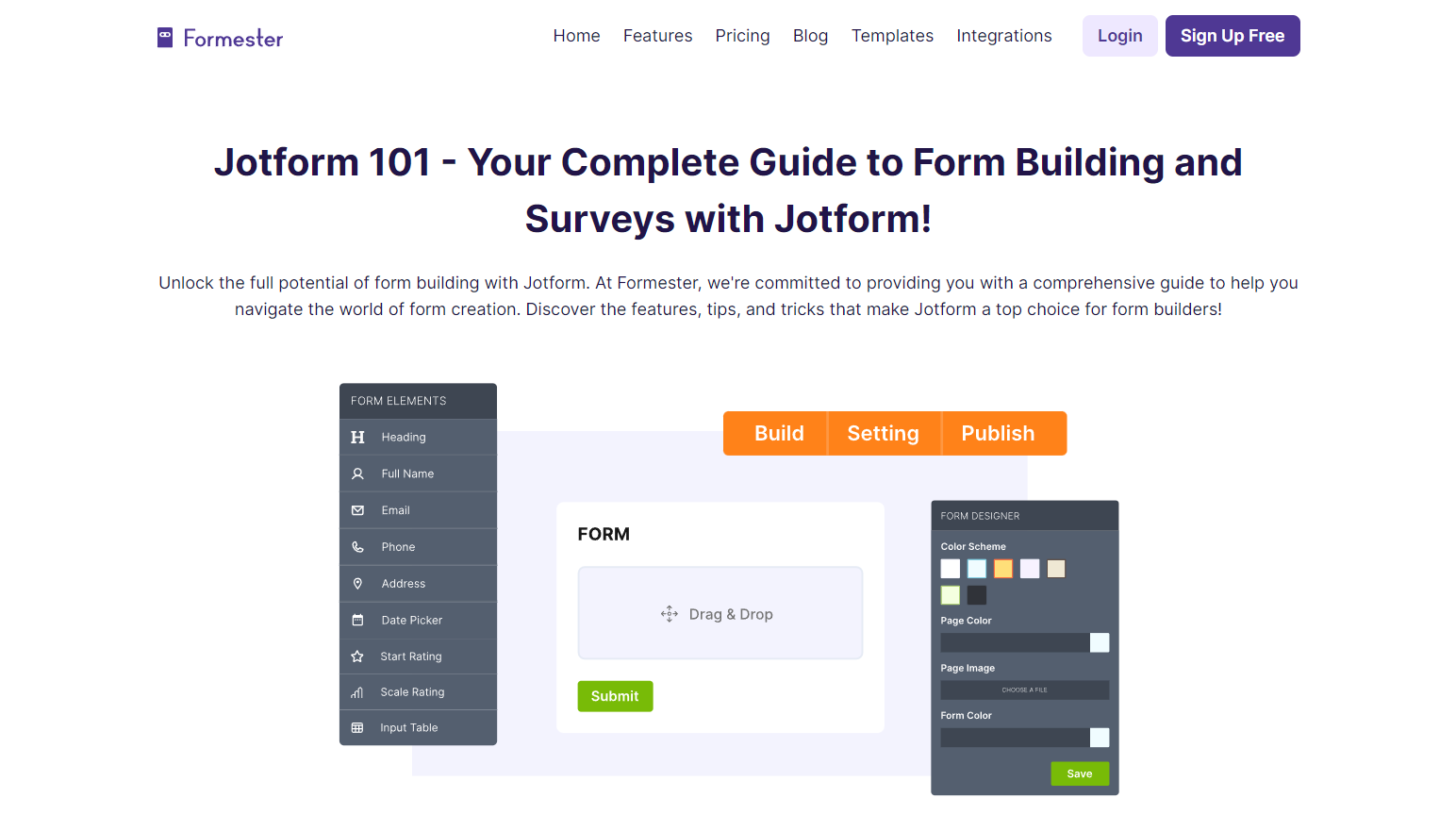 Jotform 101: All About Jotform's Forms by Formester!